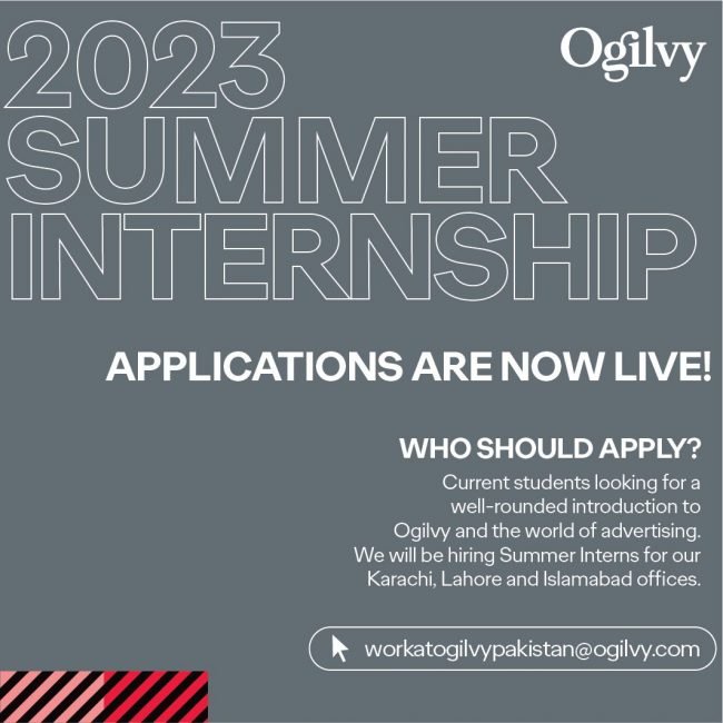 Ogilvy Pakistan’s Summer Internship Program is Now Open - Tomilli